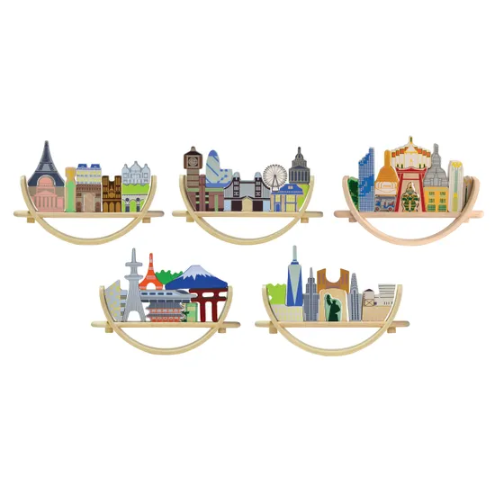 Cityscape Set of 5