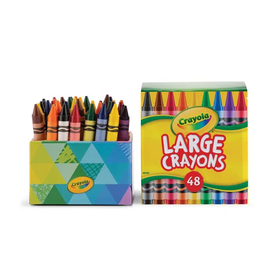 Crayola Large Desk Crayons - Box of 48