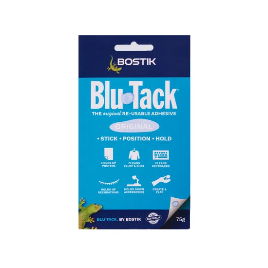 Bostik Blu Tack Reusable Adhesive, 75 g