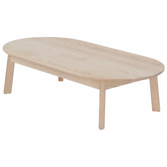 Harmony Education Solid Timber Oval Low Table - 30 cm Height