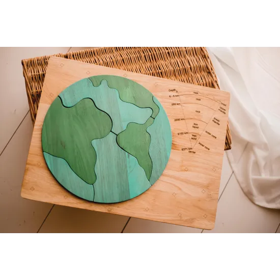 Earth Core Puzzle - 12 Pieces | Modern Teaching Aids NZ