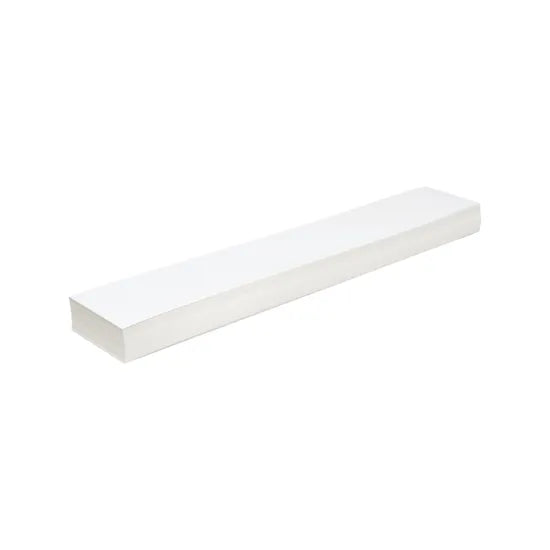 Creatistics Cardboard White Sentence Strips - 10 x 60 cm,Pack of 100