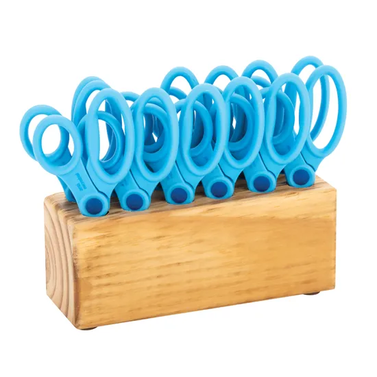 Teachables Scissor Block with 12 Blunt Point Scissors 13.5 cm | Modern ...