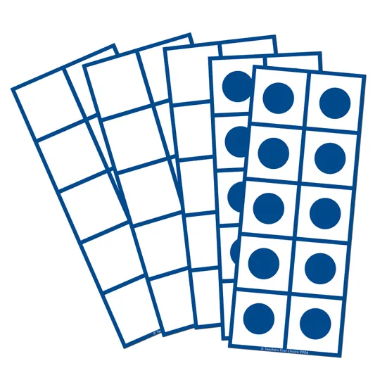 Teachables Blank Tens Frames - Set of 16