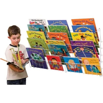 Horizontal Wall Book Rack