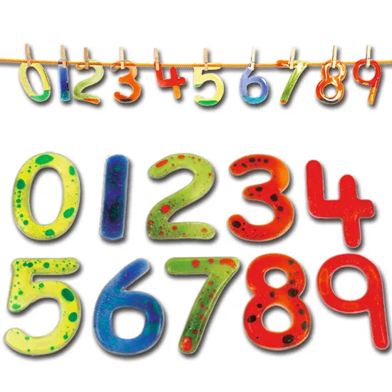 Squidgy Sparkle Numbers - Visual & Tactile, 0 to 9